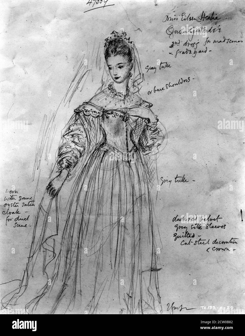 Gertrude Hamlet Drawing