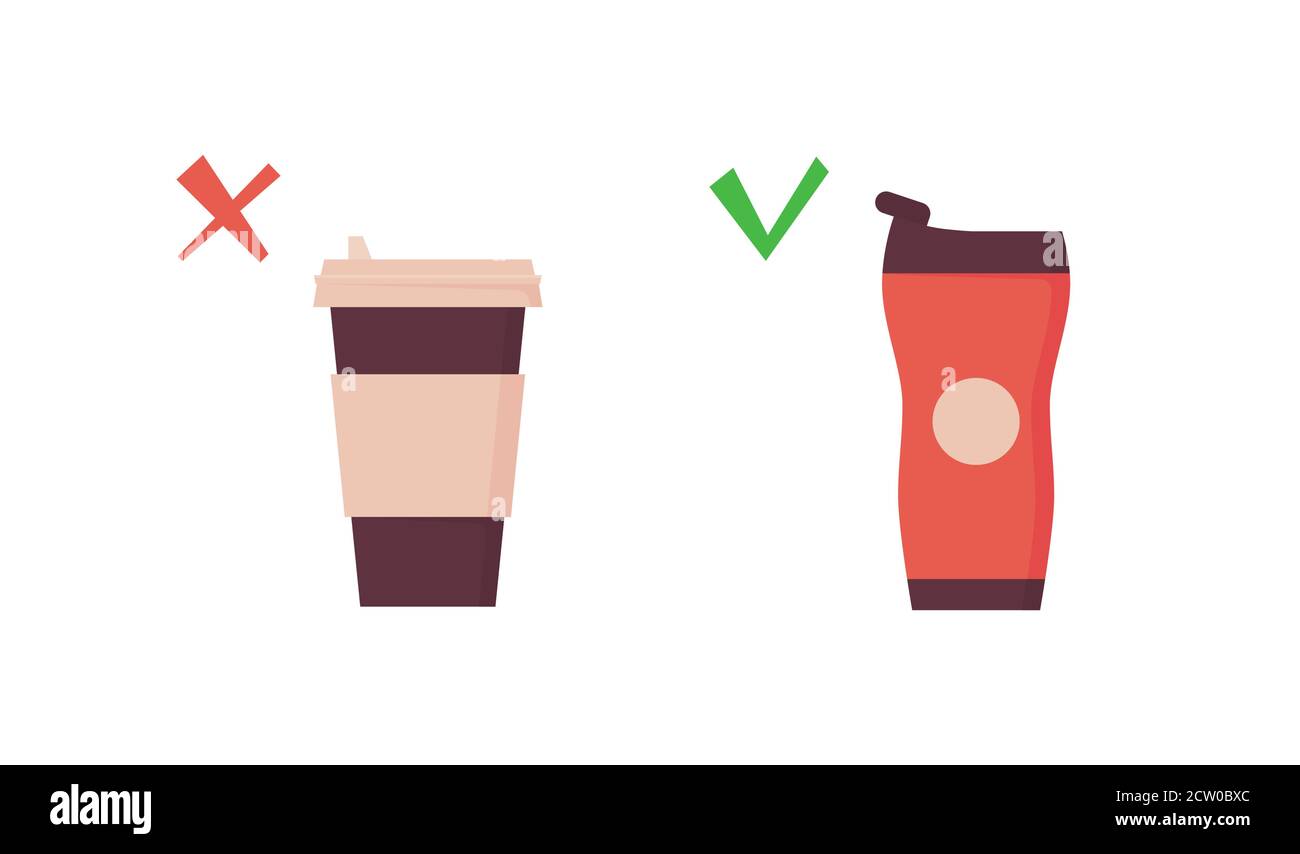 Disposable vs reusable Cut Out Stock Images & Pictures - Alamy