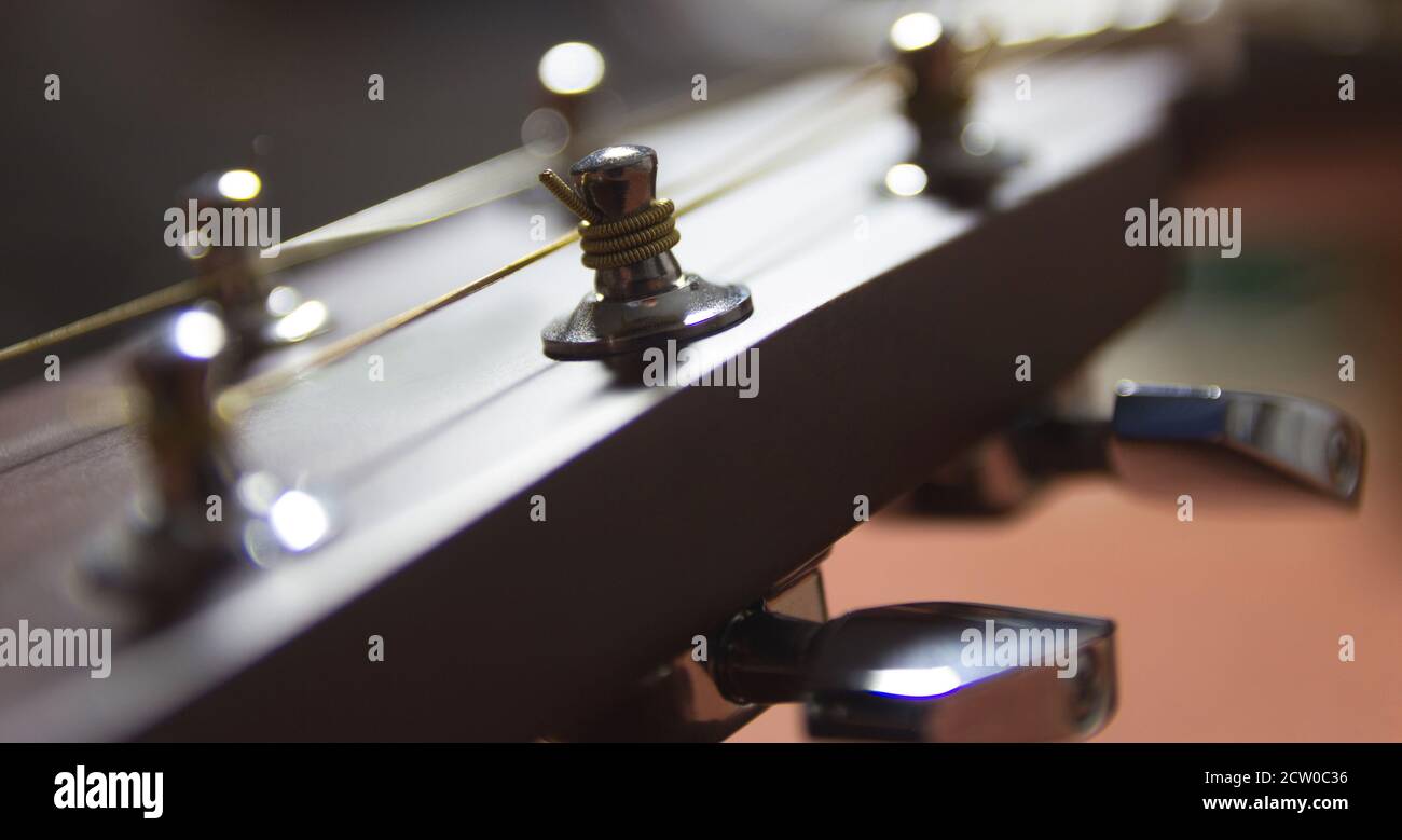Headstock classical guitar hi-res stock photography and images - Alamy