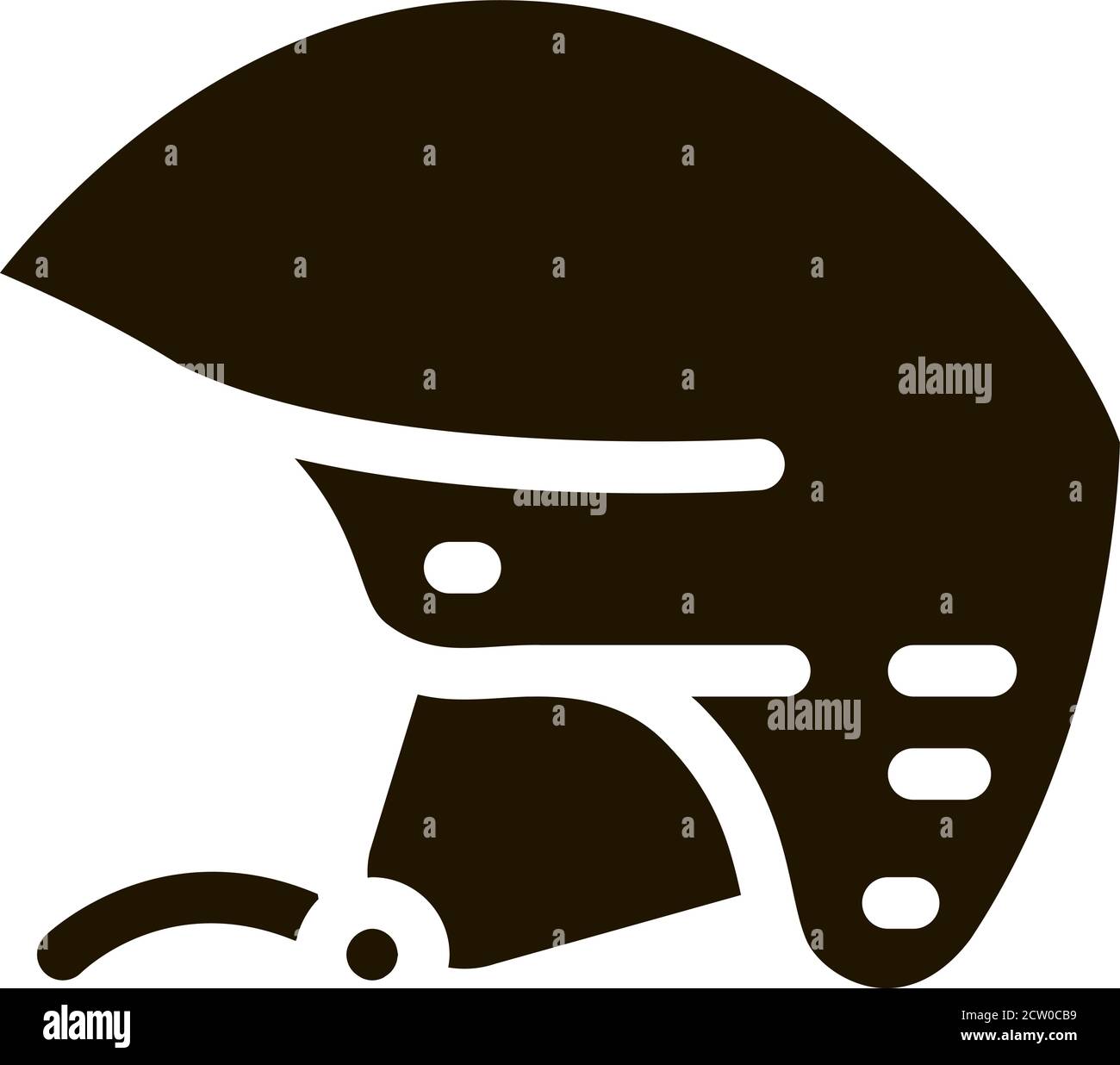 Boat Helmet Canoeing Icon Vector Illustration Stock Vector Image & Art ...