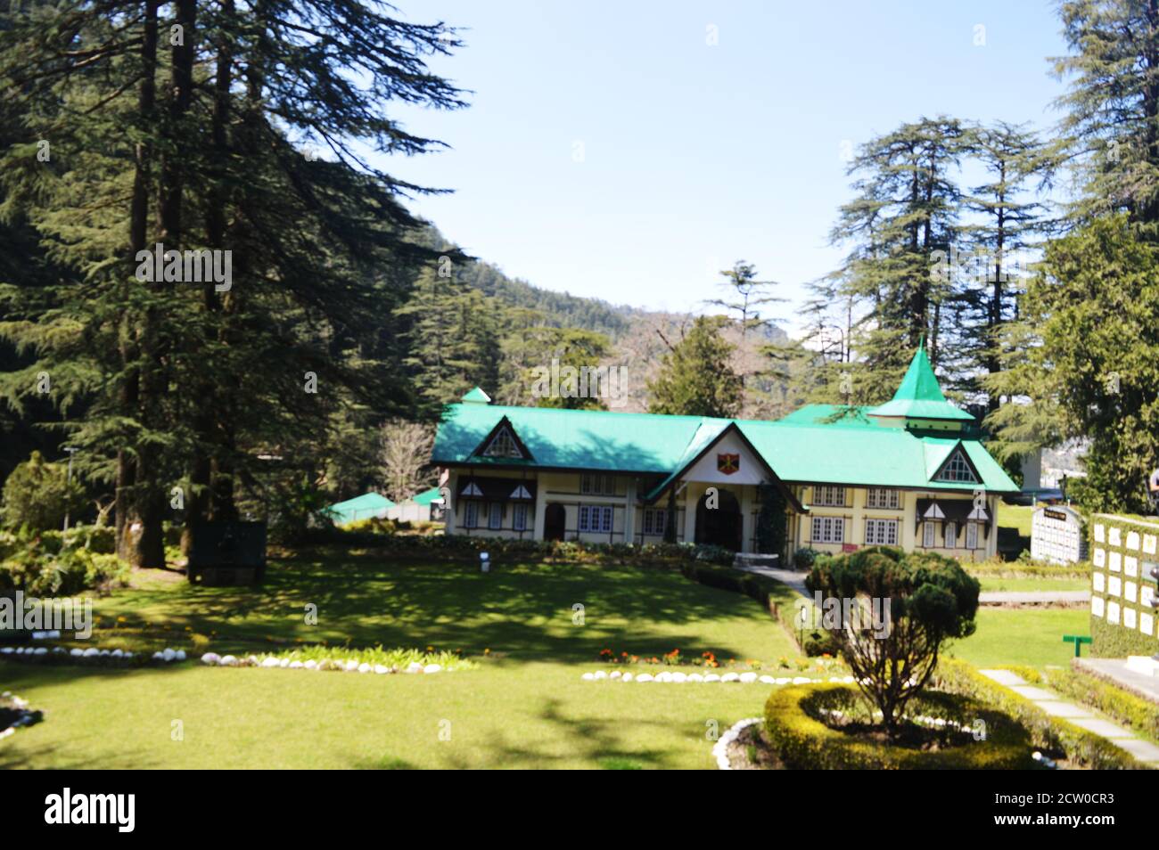 Close up of Army Heritage Building and Museum in Shimla, Himachal ...