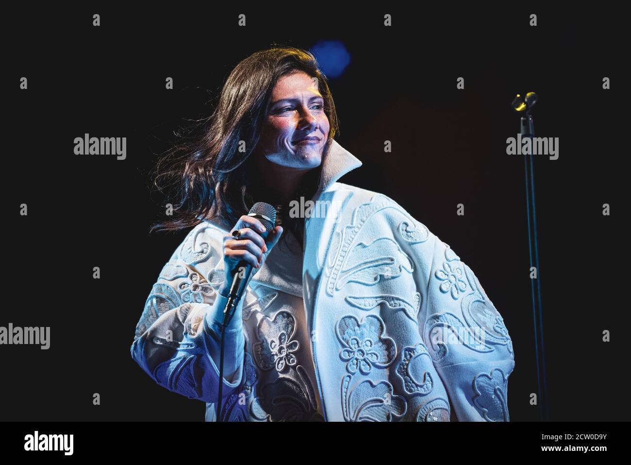 The Italian pop/rock singer Elisa (real name Elisa Toffoli) performing ...
