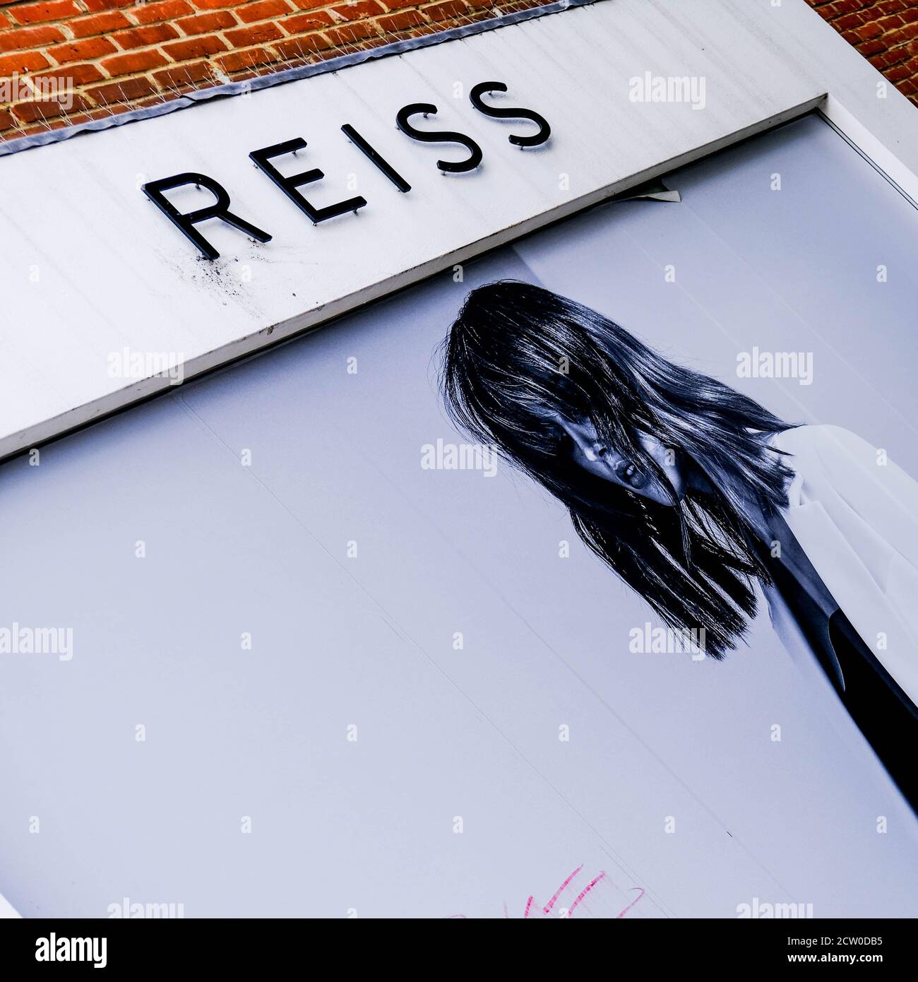 Reiss Luxury Fashion Clothing Retailer Logo, With No People Stock Photo ...