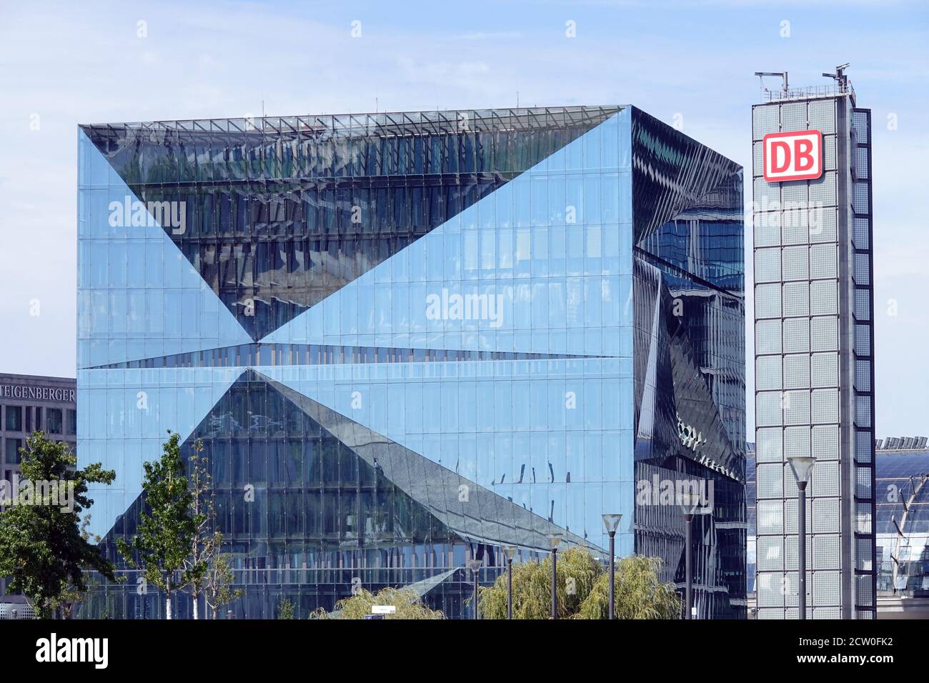 Berlin Cube building Stock Photo - Alamy