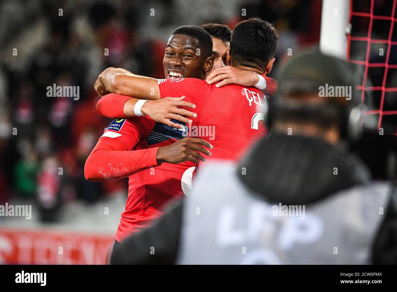 Jonathan david celebrates lille hi-res stock photography and images - Alamy