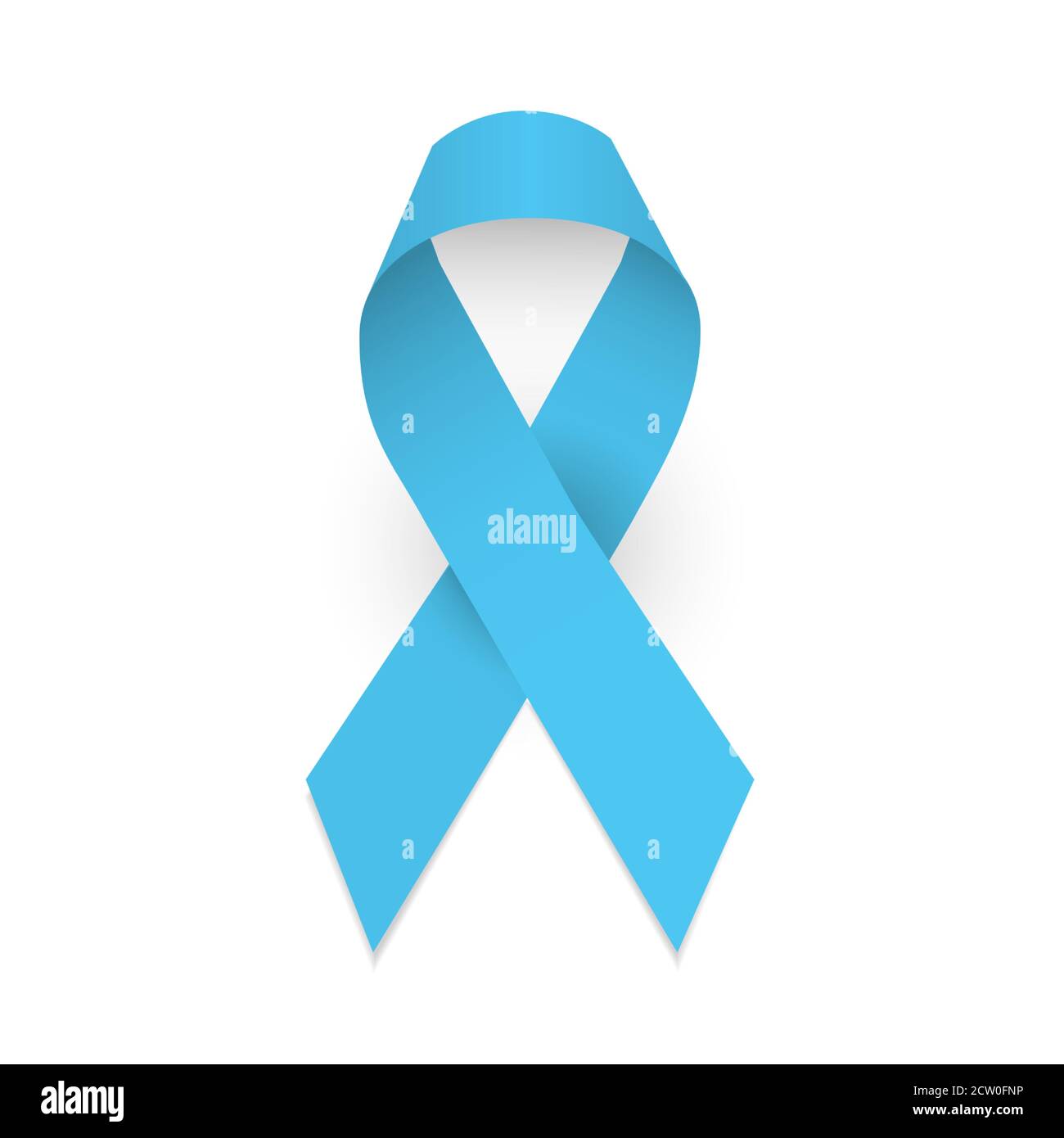 Prostate cancer blue ribbon Stock Vector Images - Alamy