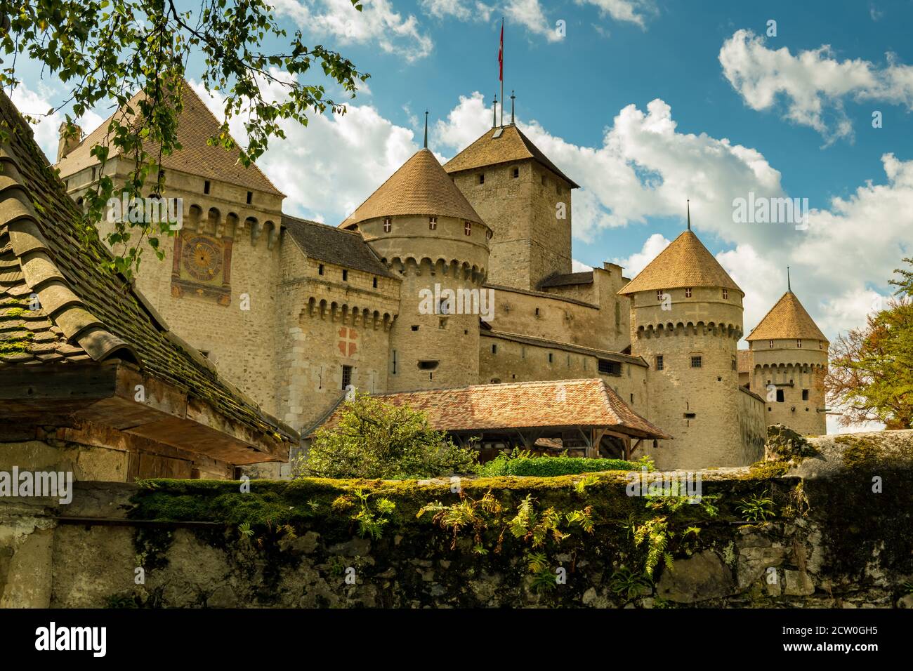 Chillon Castle - Switzerland, Lake Geneve Stock Photo - Alamy