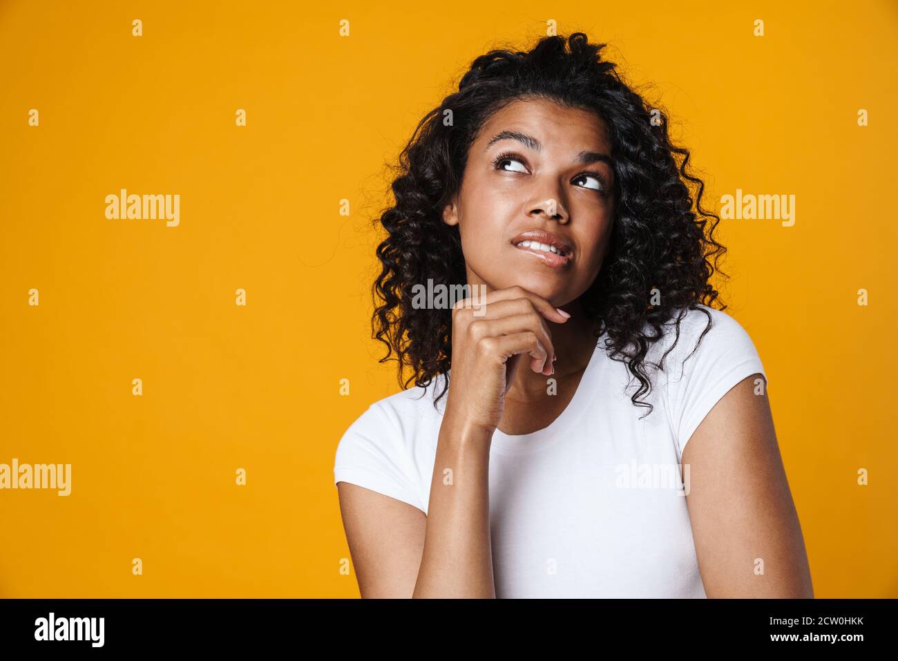 Black Woman Thinking