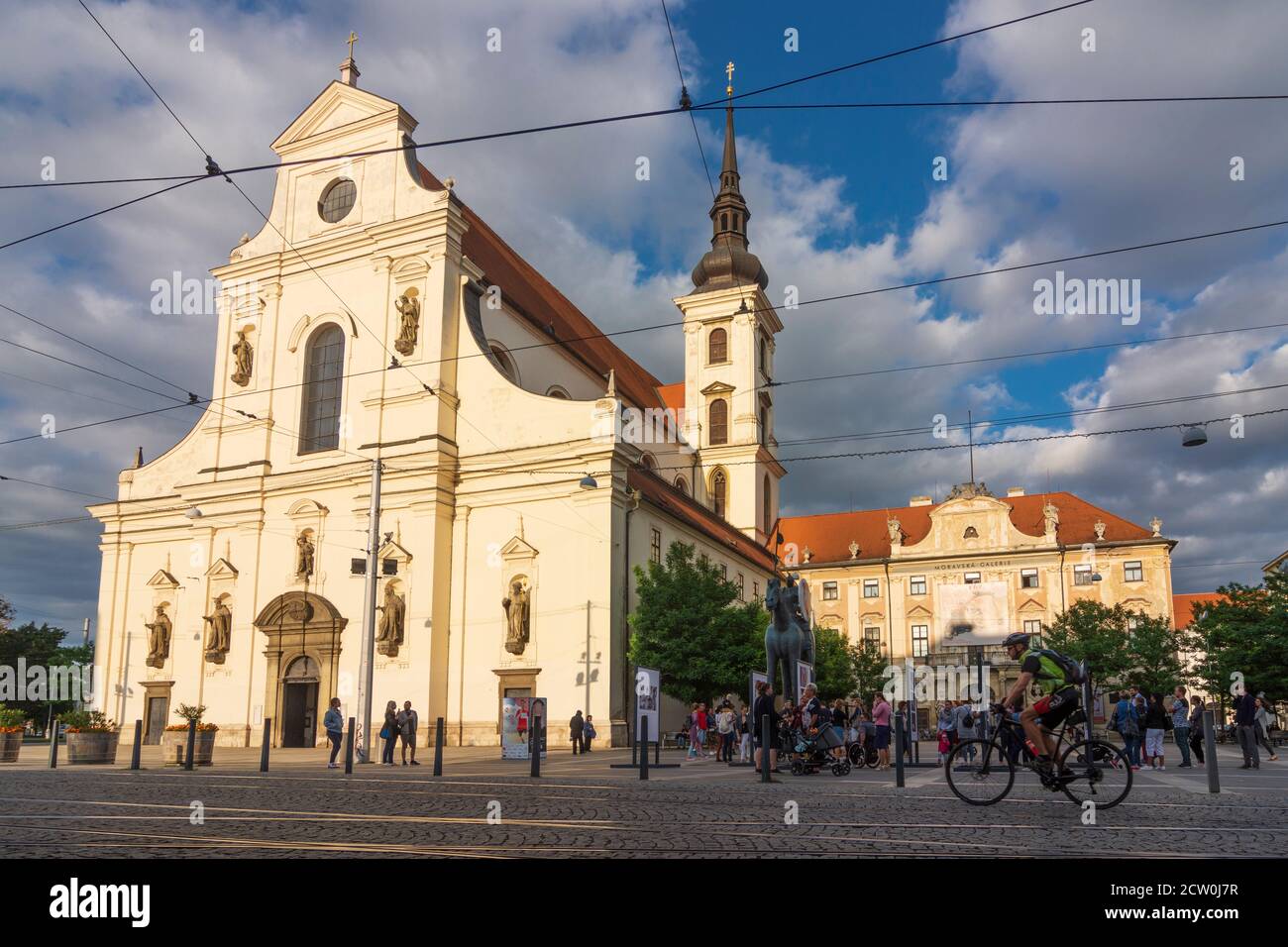 Brno (Brünn): Moravian Square (Moravske namestí) , Jan Krtitel Erna’s ...