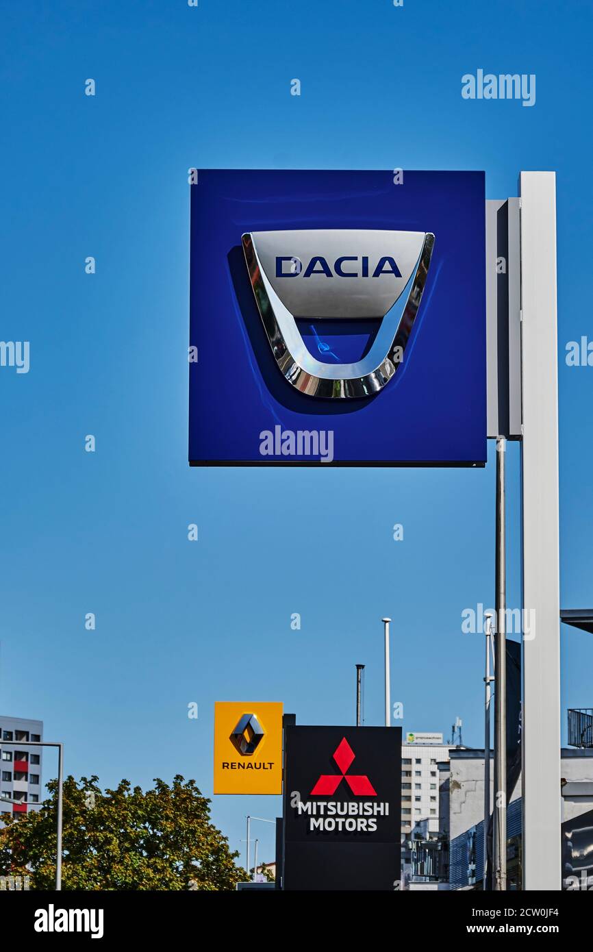 Dacia signs hi-res stock photography and images - Alamy