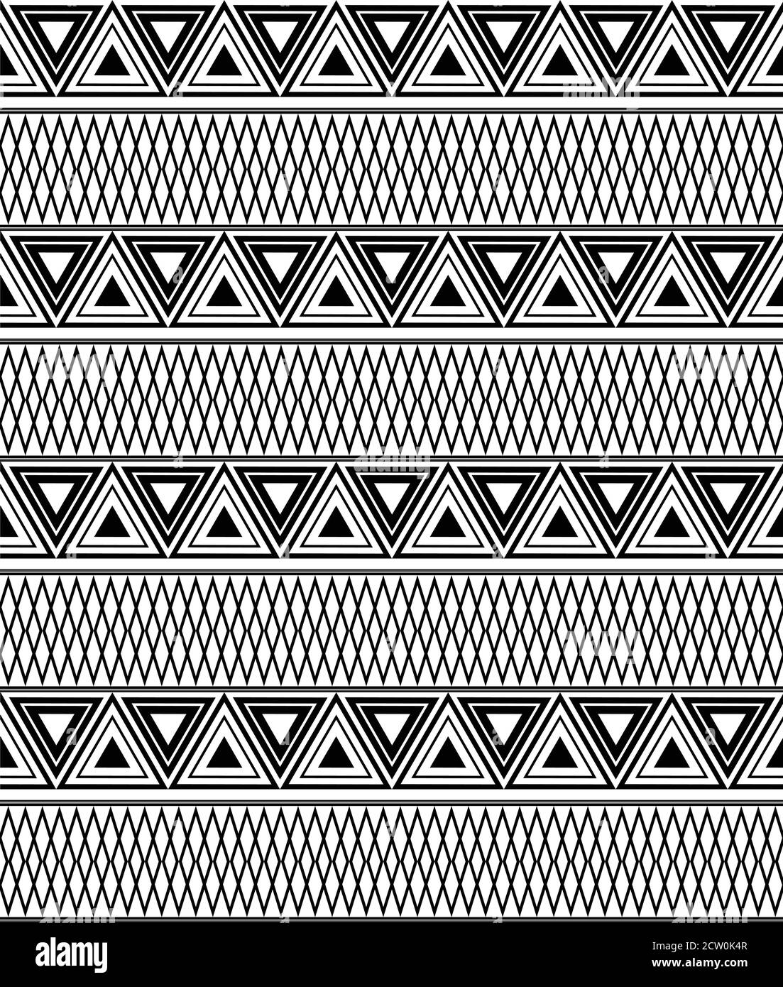 Tribal Triangle Pattern