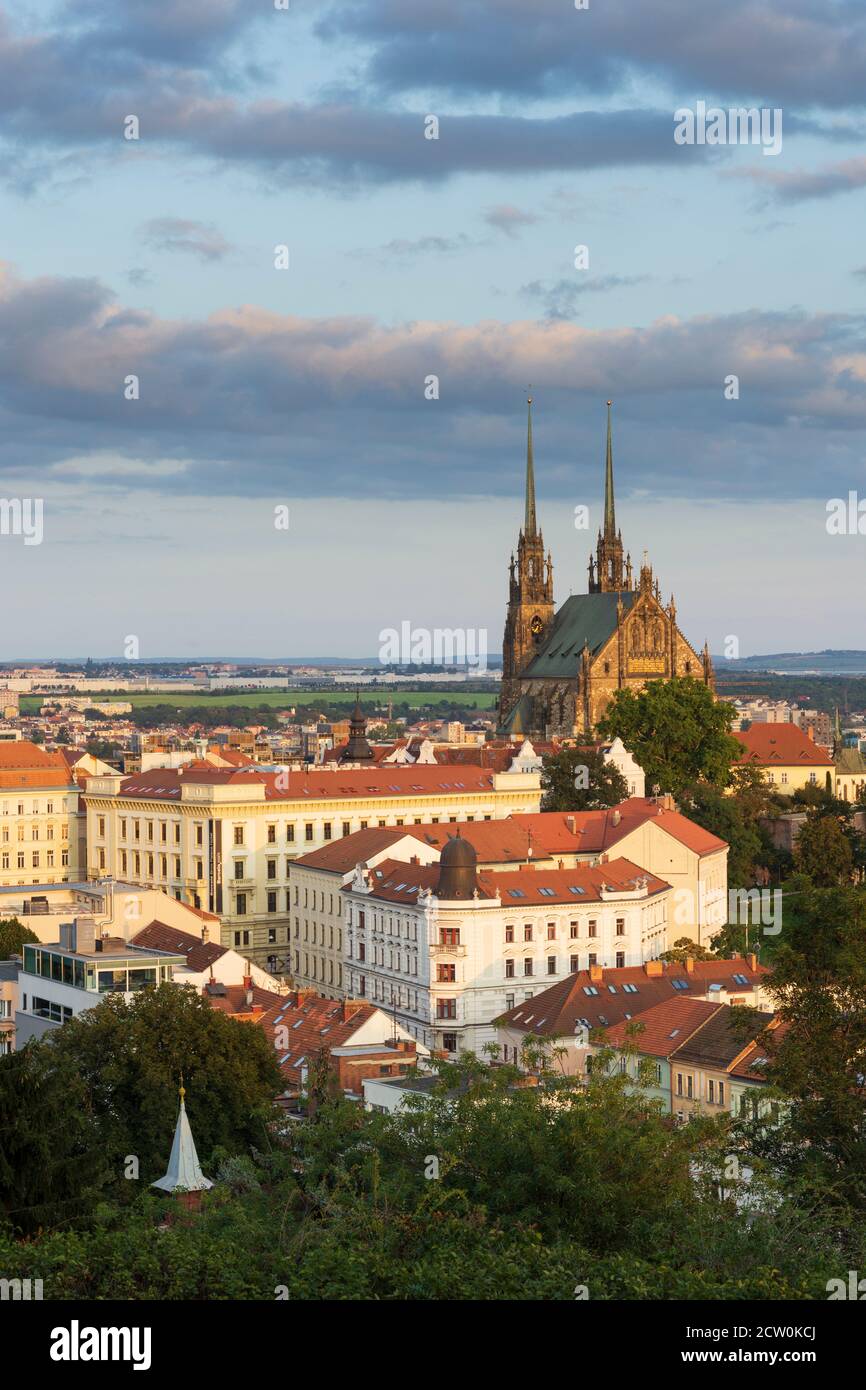 Brno (Brünn): Cathedral of St. Peter and Paul, Old Town in Old Town ...