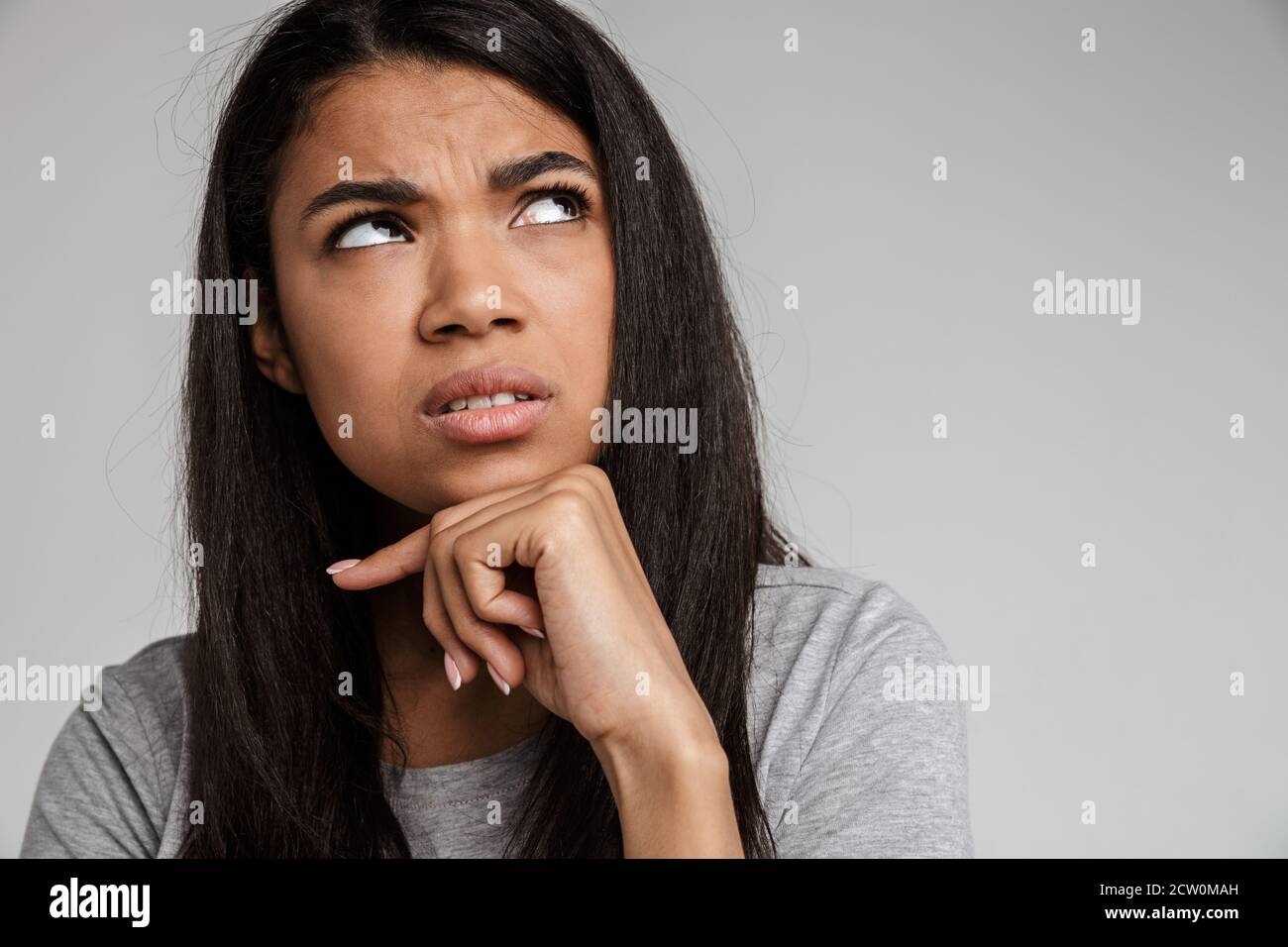 Girl Thinking Deeply