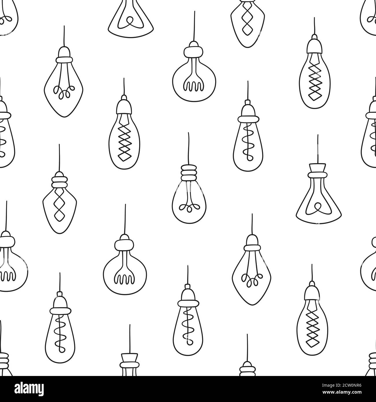 Light bulbs seamless texture hi-res stock photography and images - Alamy