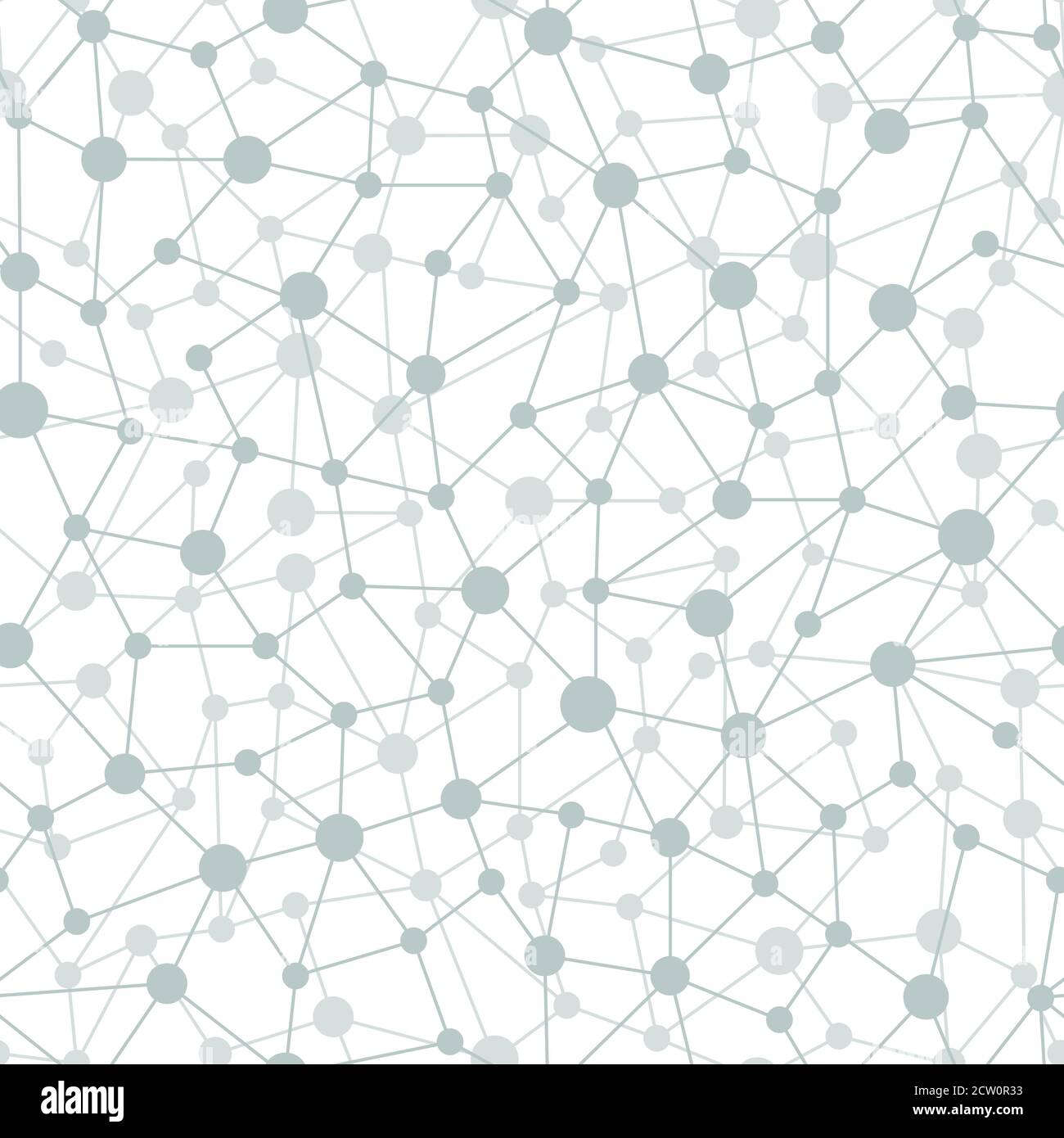 Neural Network Seamless Pattern Neural Network Of Nodes And