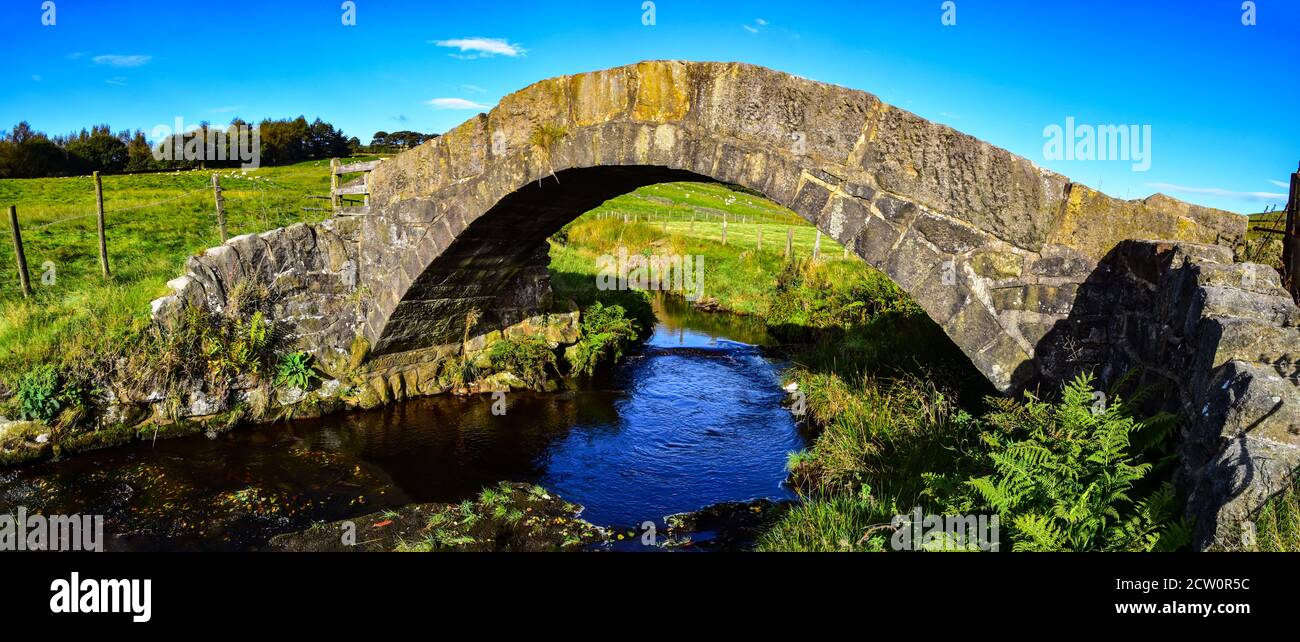 Strines Bridge, Colden Water, Jack Bridge, Pennines, Yorkshire Stock ...