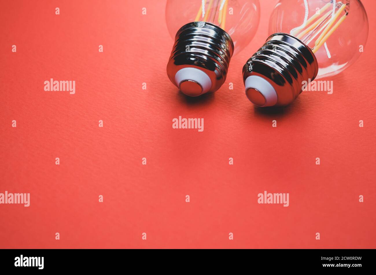 Closeup shot of incandescent light bulbs Stock Photo - Alamy