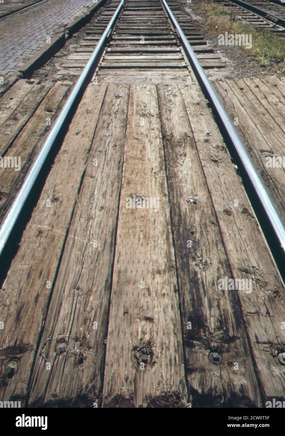 Historical 1970s Photo: Railroad track in Kewanee IL ca. July 1973 ...