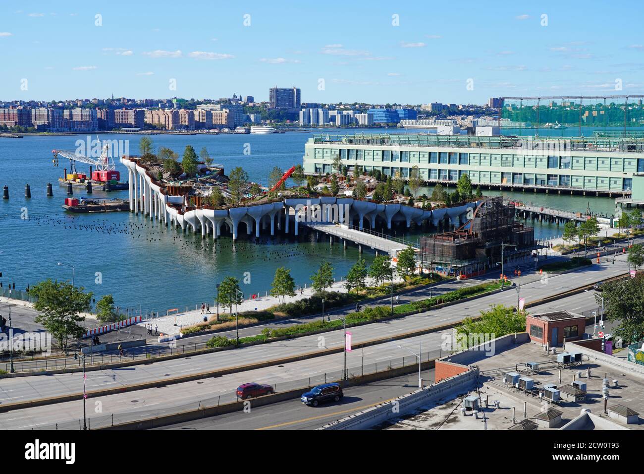 NEW YORK, NY -20 SEPTEMBER 2020- View of the construction of the Little ...