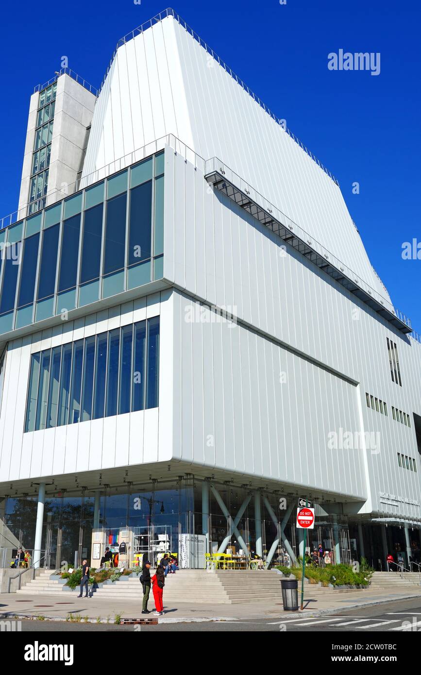 NEW YORK, NY -20 SEPTEMBER 2020- View of the Whitney Museum of American ...