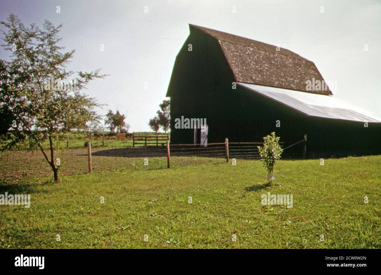 Historical 1970s Photo: Farmhouse near West Jersey IL ca. July 1973 ...