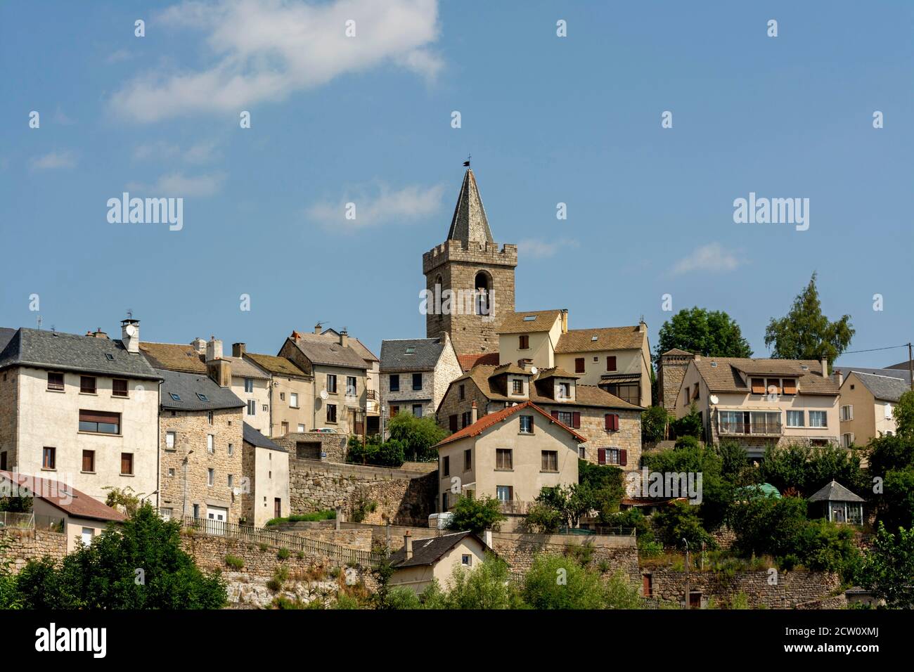 Dungeon Tower of Saint Chely d'Apcher, Lozere, Occitanie, France Stock ...