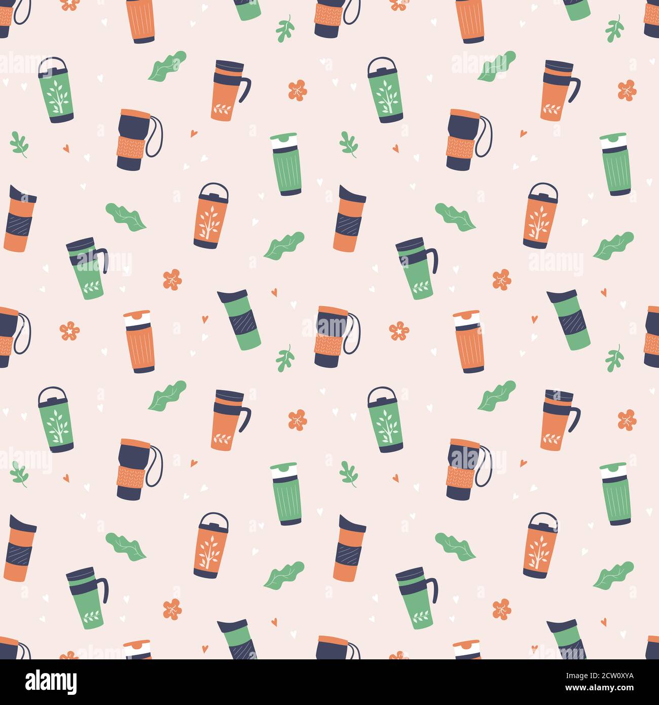 Glass tumblers pattern Stock Vector Images - Alamy