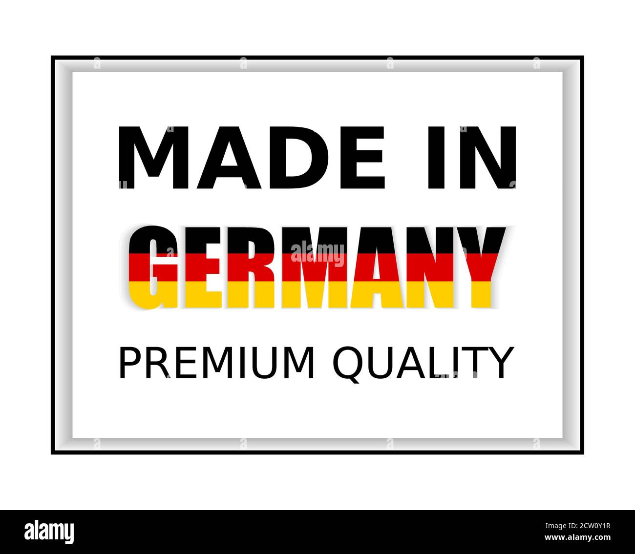 Vector illustration, Made in Germany, Premium Quality. Perfect for any ...