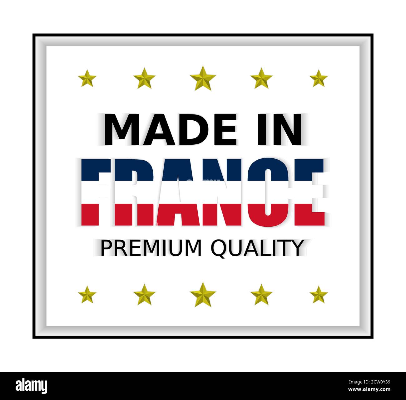 Vector illustration, Made in France, Premium Quality. Perfect for any ...