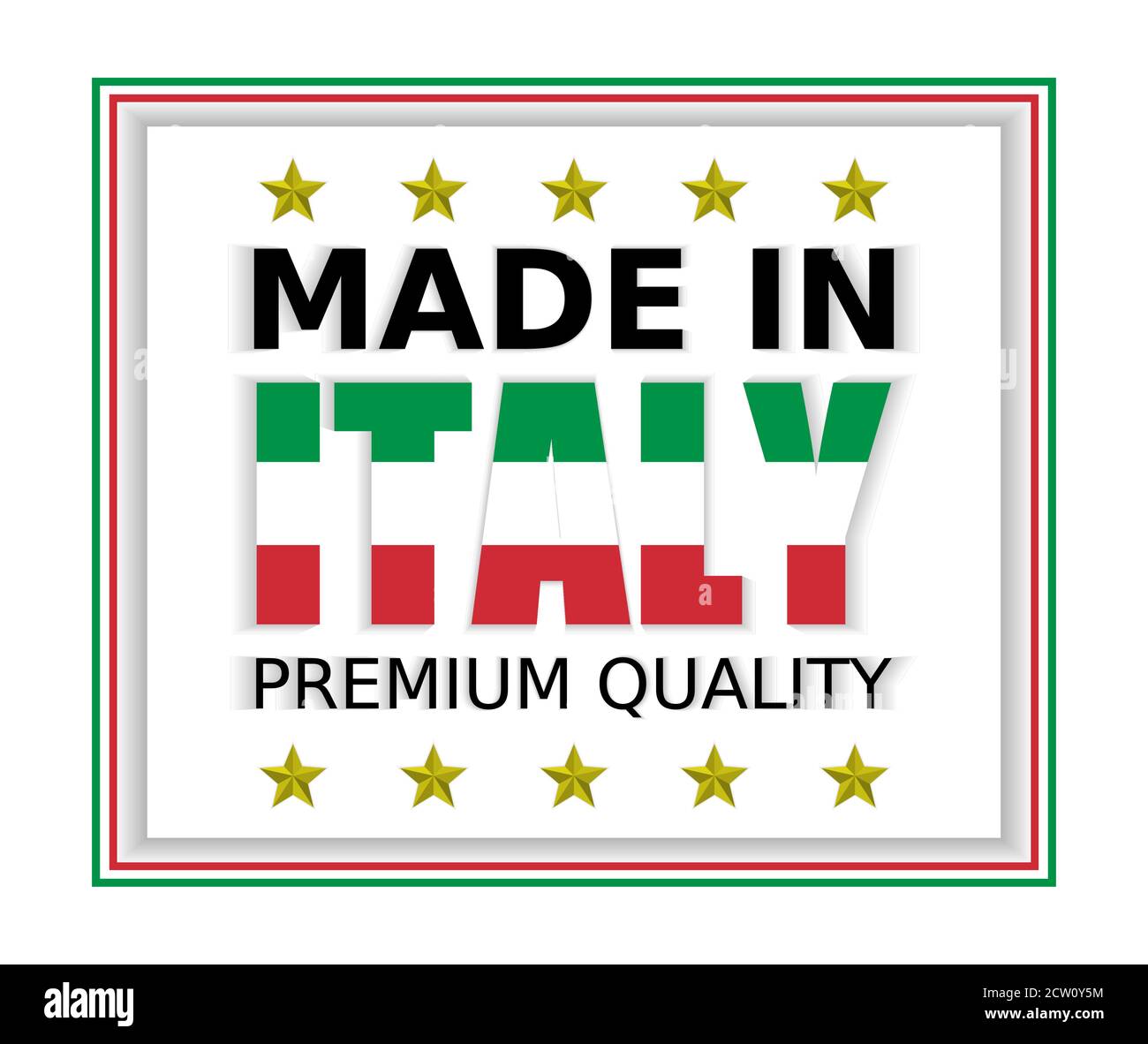 Vector illustration, Made in Italy, Premium Quality. Perfect for any ...