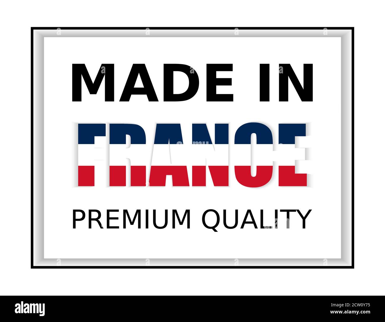 Vector illustration, Made in France, Premium Quality. Perfect for any ...