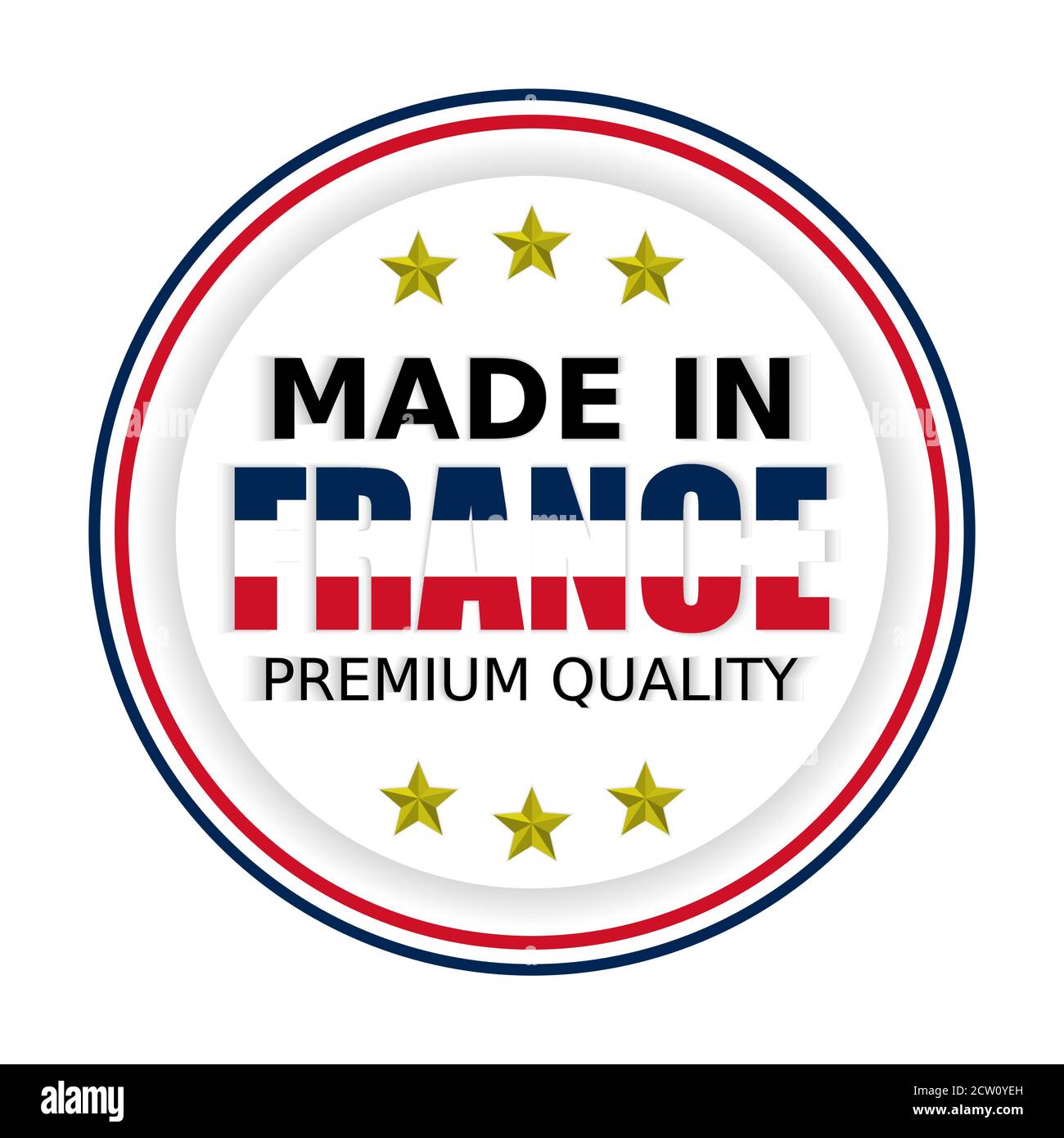 Vector illustration, Made in France, Premium Quality. Perfect for any ...
