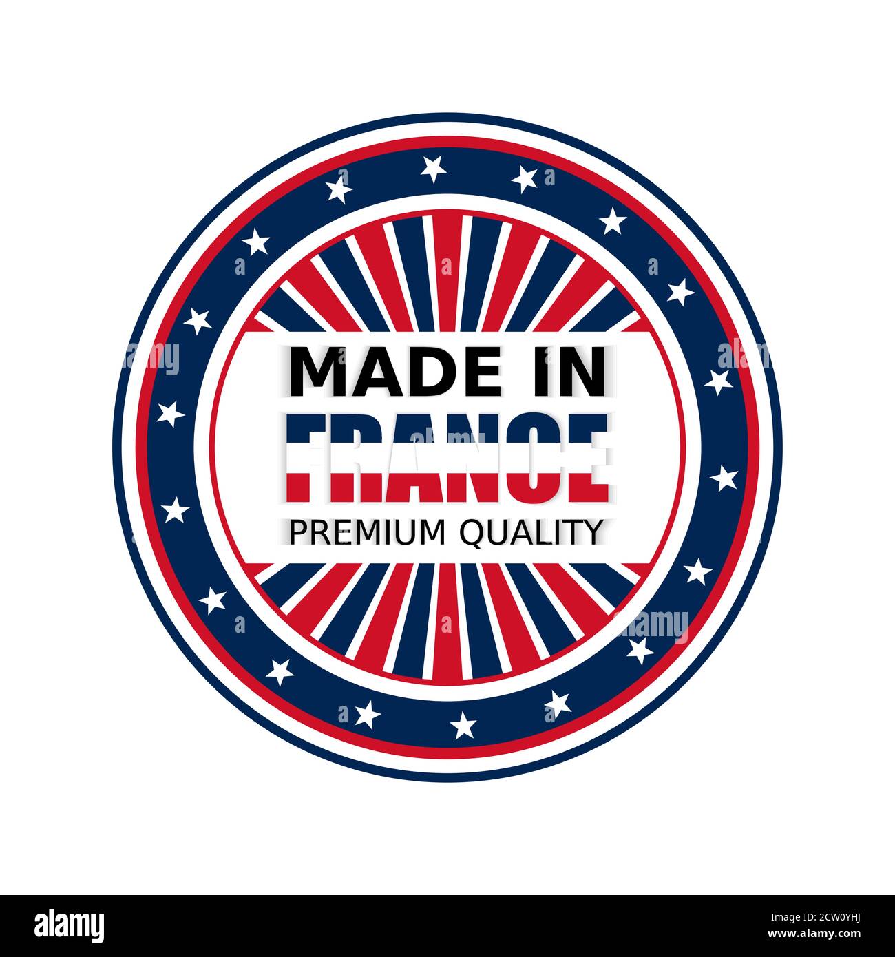 Vector illustration, Made in France, Premium Quality. Perfect for any ...