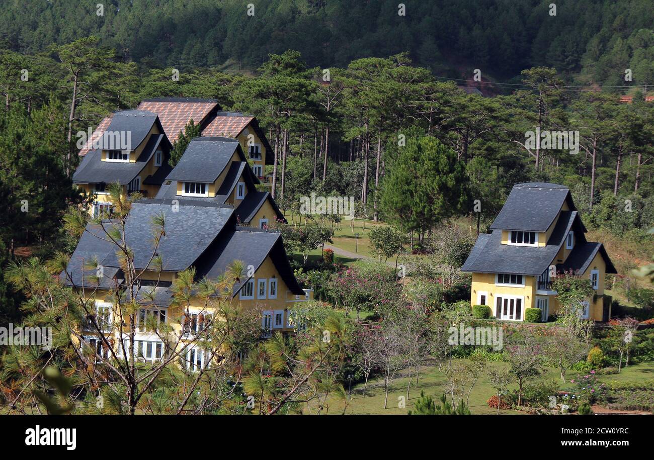 beautiful architecture in Da Lat Stock Photo - Alamy