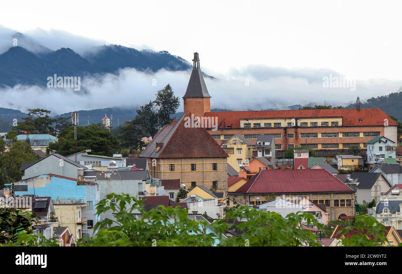 beautiful architecture in Da Lat Stock Photo - Alamy