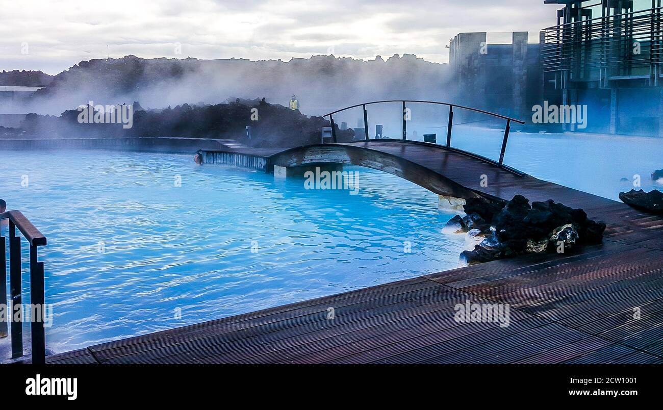 The Blue Lagoon - geothermal bath resort in Iceland Stock Photo - Alamy