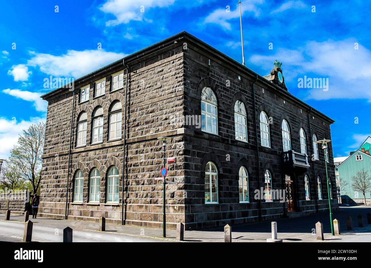 The Parliament House. Reykjavik, Iceland Stock Photo - Alamy