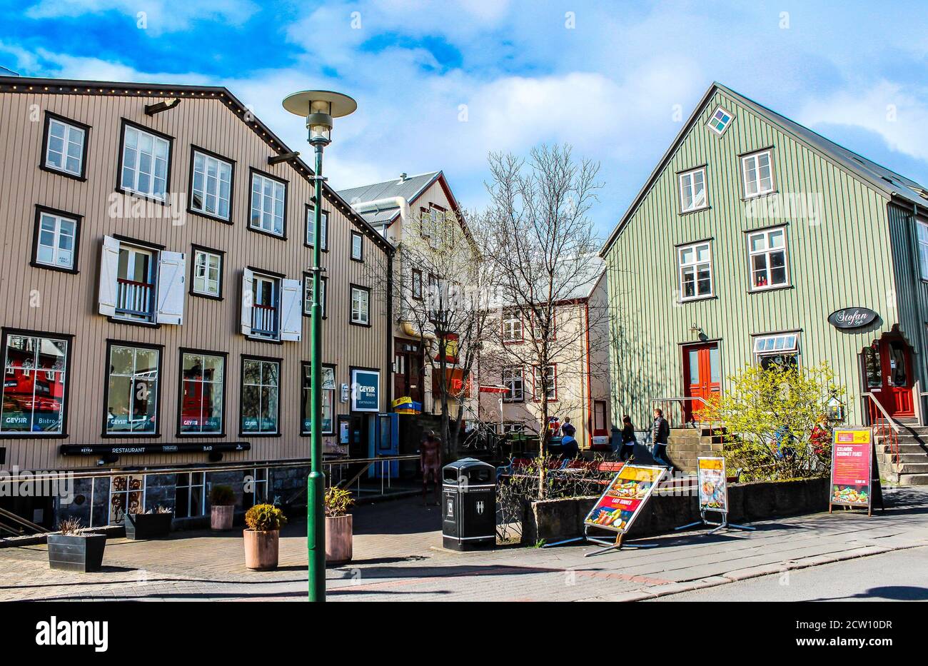 Reykjavik cityscape. Architecture of the city. Iceland Stock Photo - Alamy