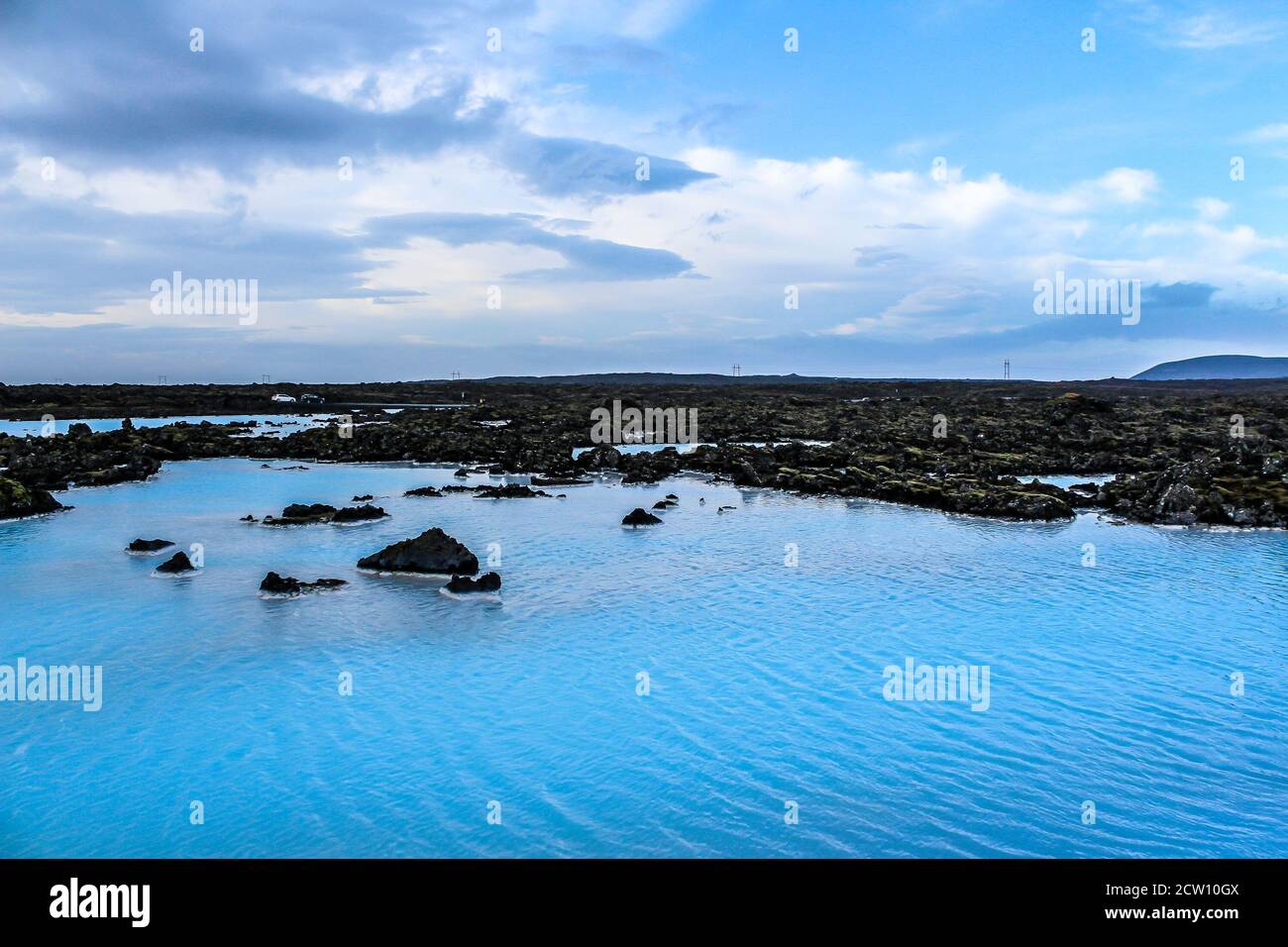 The Blue Lagoon - geothermal bath resort in Iceland Stock Photo - Alamy