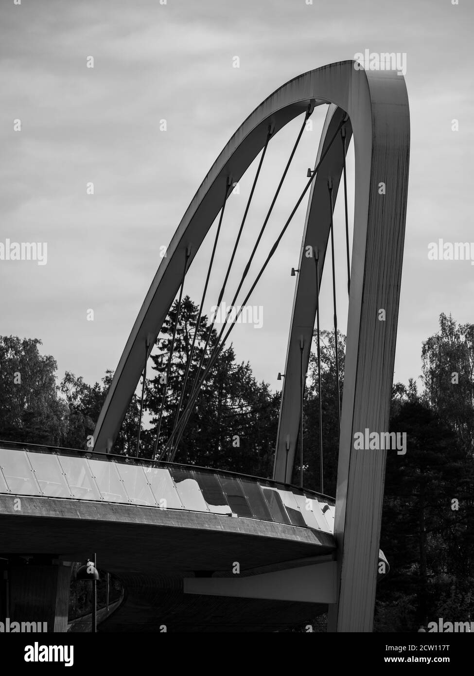 Promenade architectural design Black and White Stock Photos & Images ...