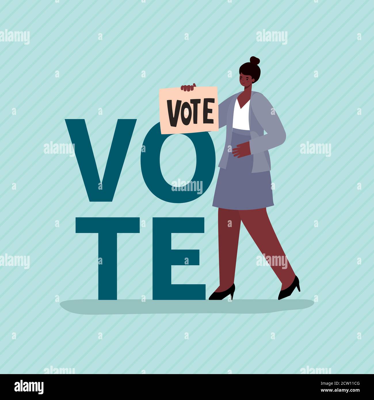 Black woman politician Stock Vector Images - Alamy