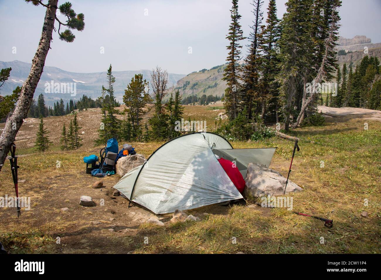 Camping on the Teton Crest Trail, Grand Teton National Park, Wyoming ...