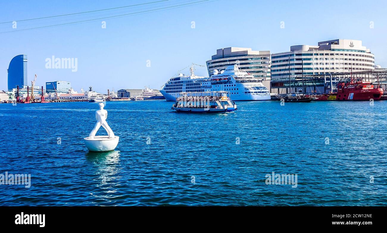 Port Of Barcelona Cruise Ship High Resolution Stock Photography and ...