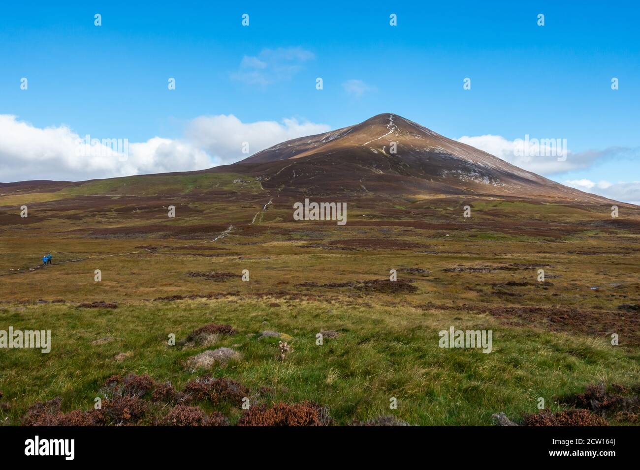 The mountain Carn Liath, a Munro of 976 metres and part of the Beinn A ...