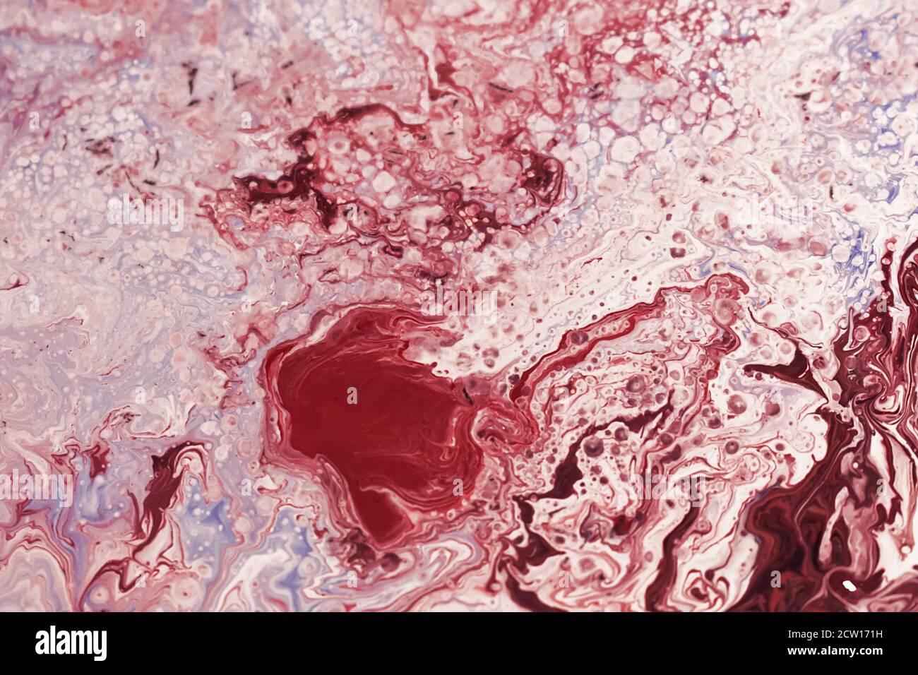 Background with mixed red and white colored paints for wallpapers Stock ...