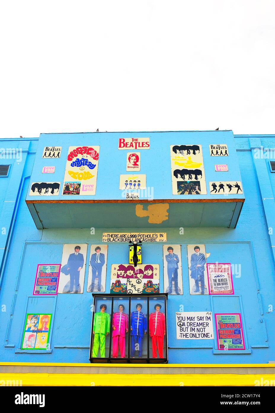 Frontage of the Yellow Submarine bar in Blackpool Stock Photo - Alamy