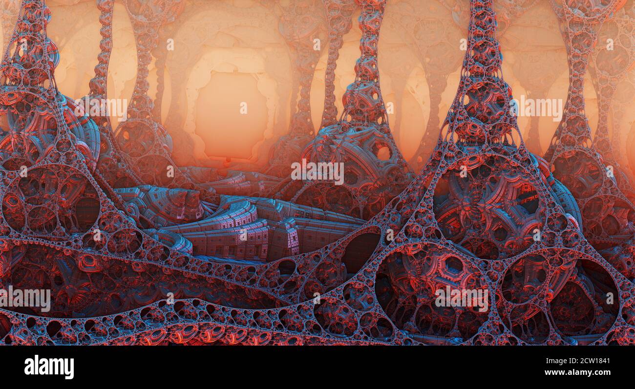 Fantastic background 3d abstract structures, fictional background Stock ...