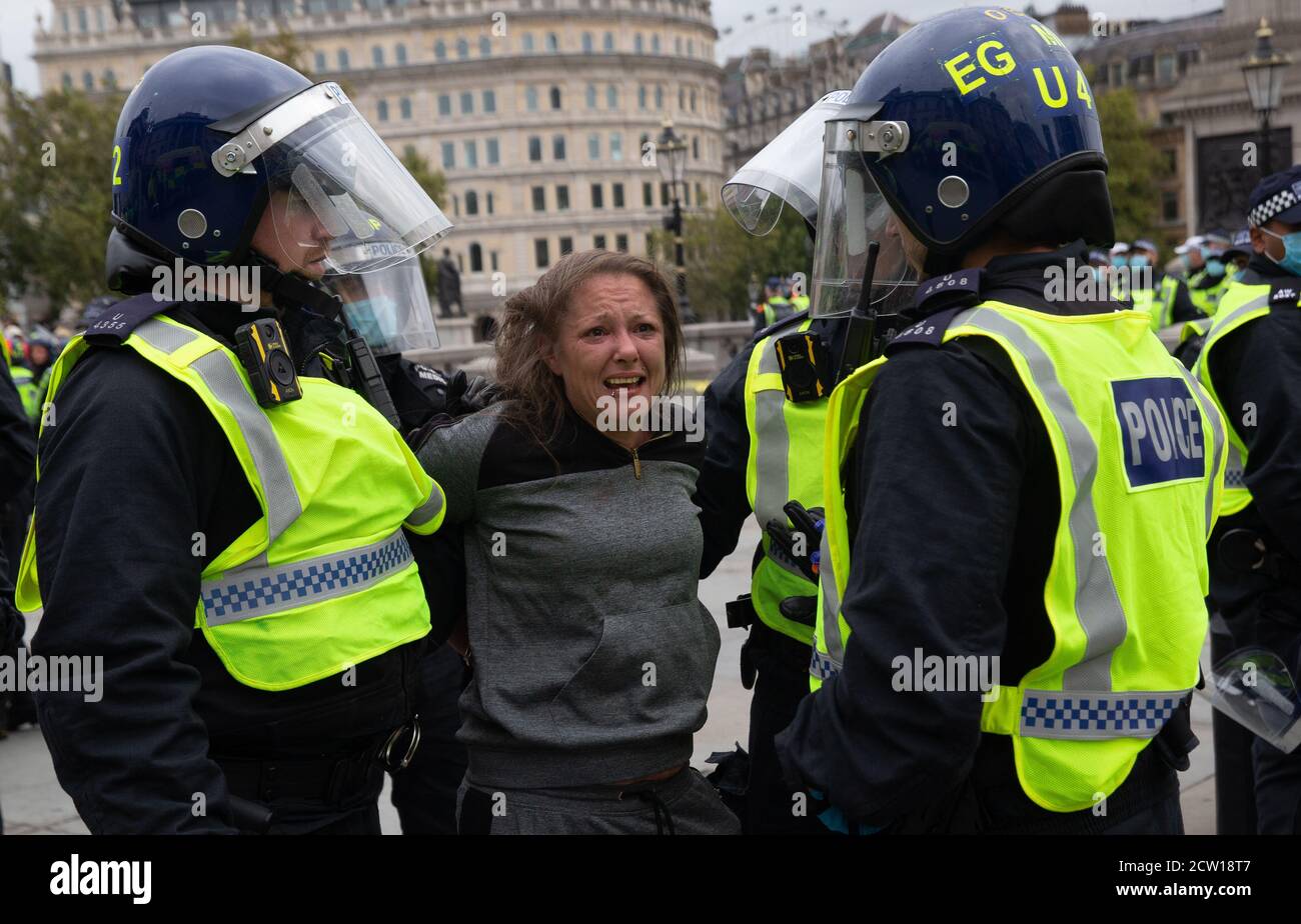 Woman arrested uk hi-res stock photography and images - Alamy