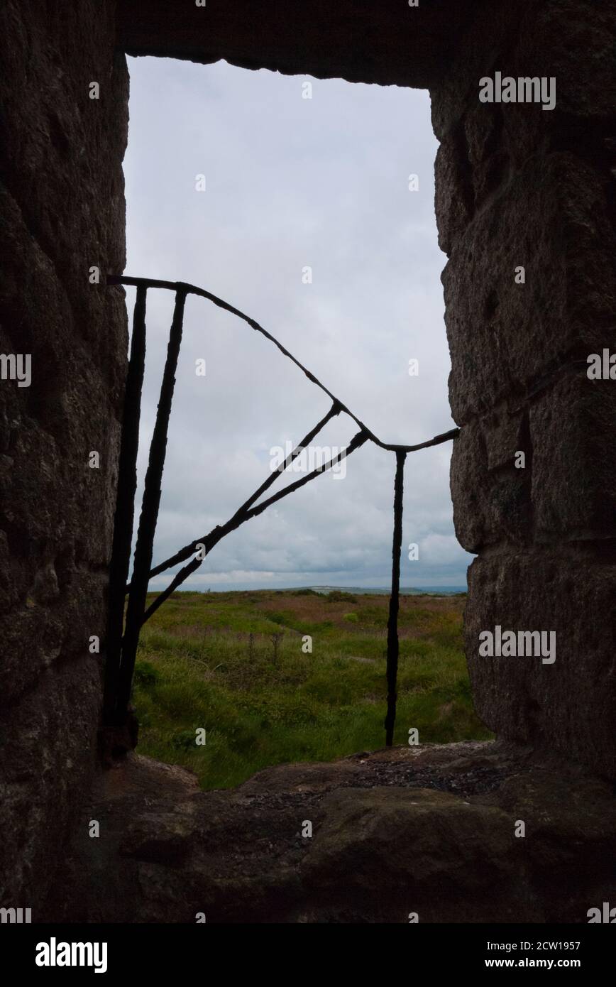 The ruins of Ding Dong tin mine, Madron, Penzance, Cornwall, England ...