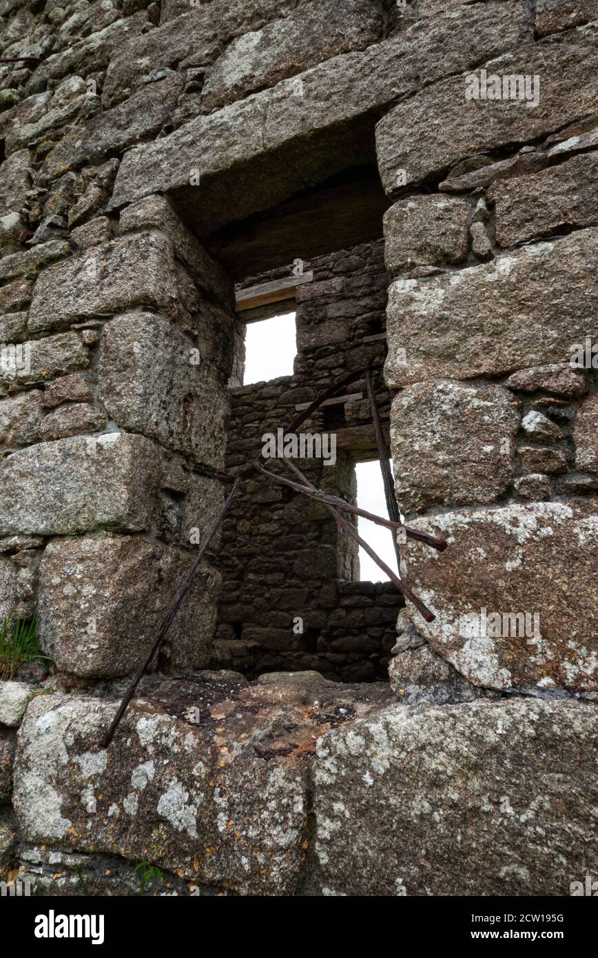The ruins of Ding Dong tin mine, Madron, Penzance, Cornwall, England ...